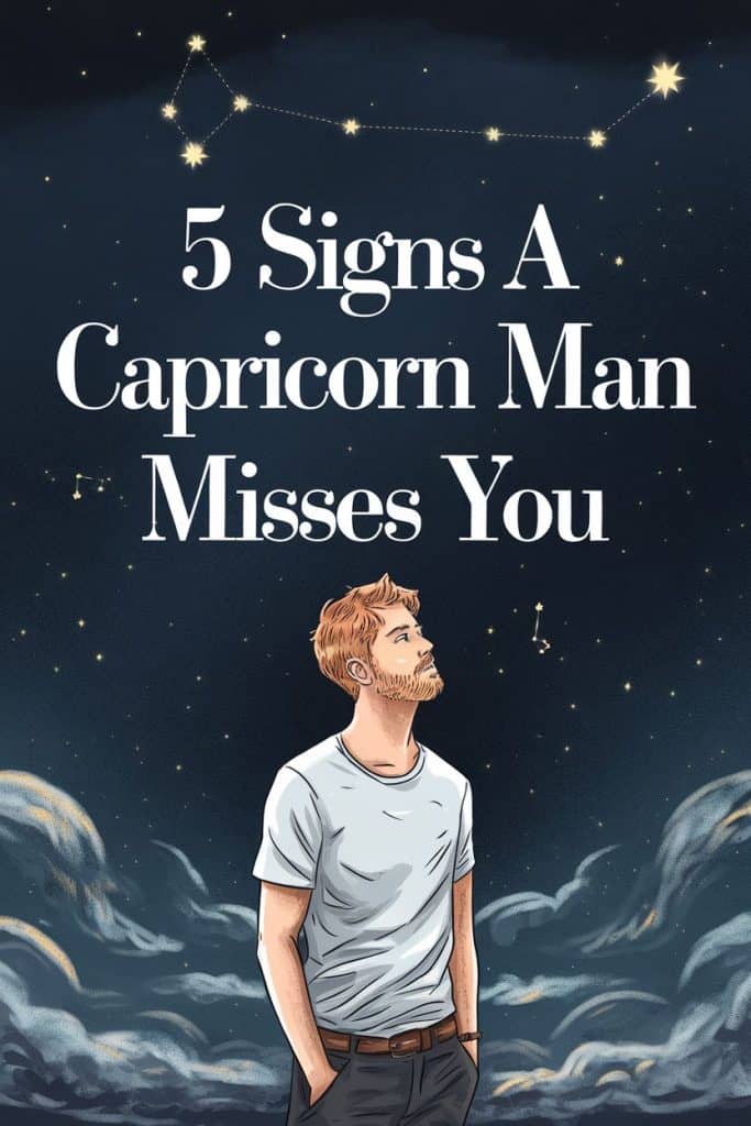 5 Signs a Capricorn Man Misses You - PERSONALITY UNLEASHED