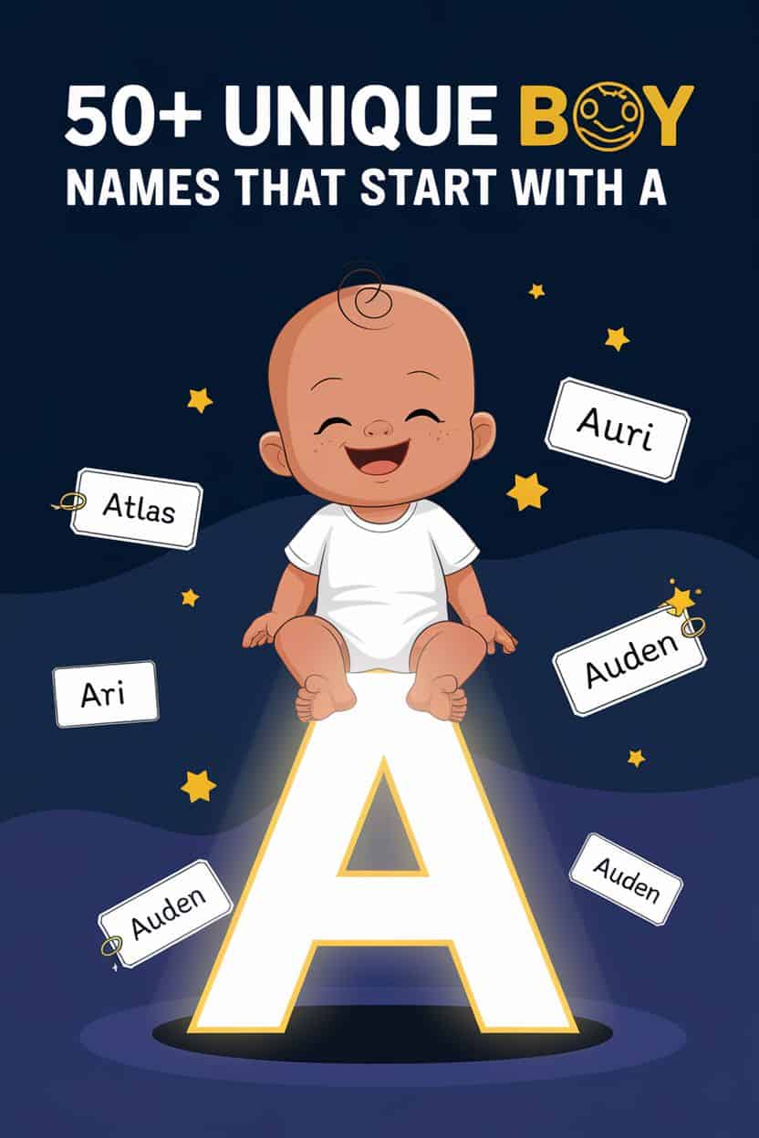 50+ Unique Boy Names That Start With A (That I'm Obsessed With ...