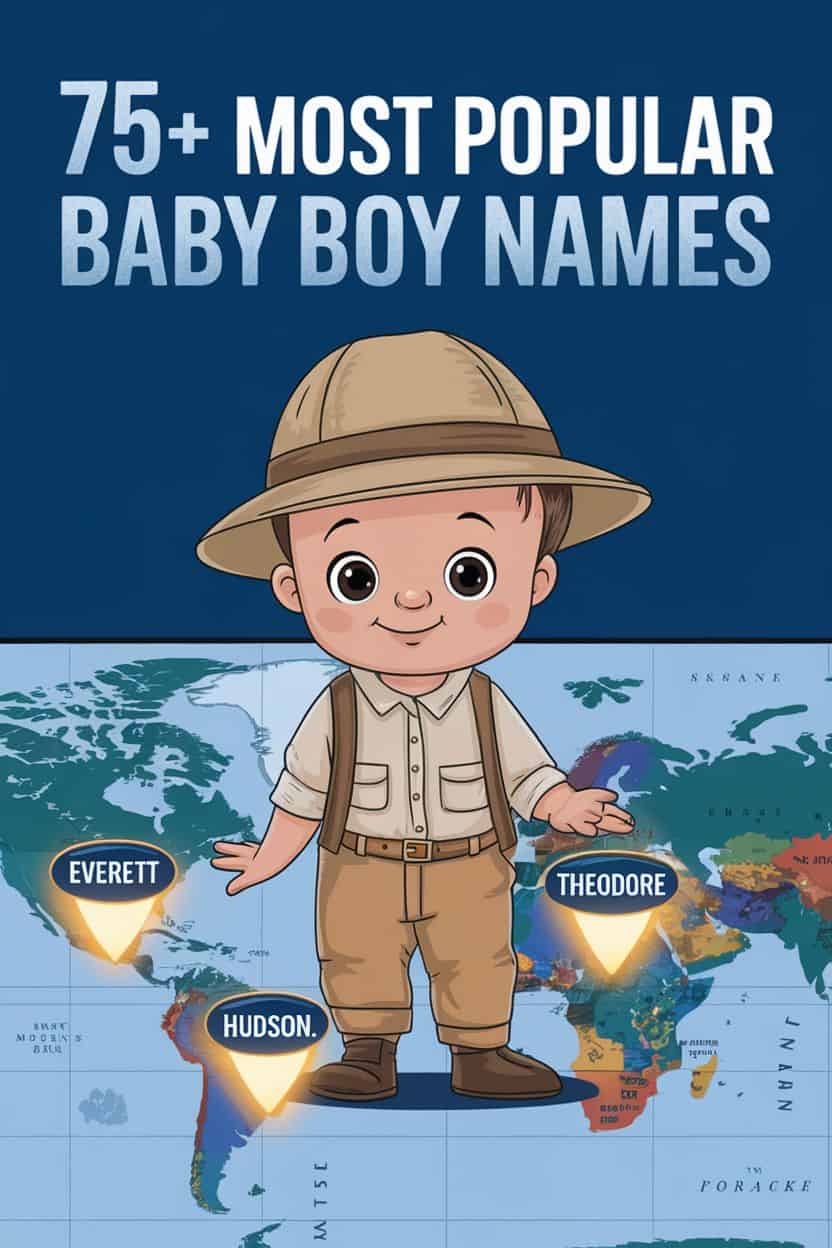 The 75+ Most Popular Baby Boy Names - PERSONALITY UNLEASHED